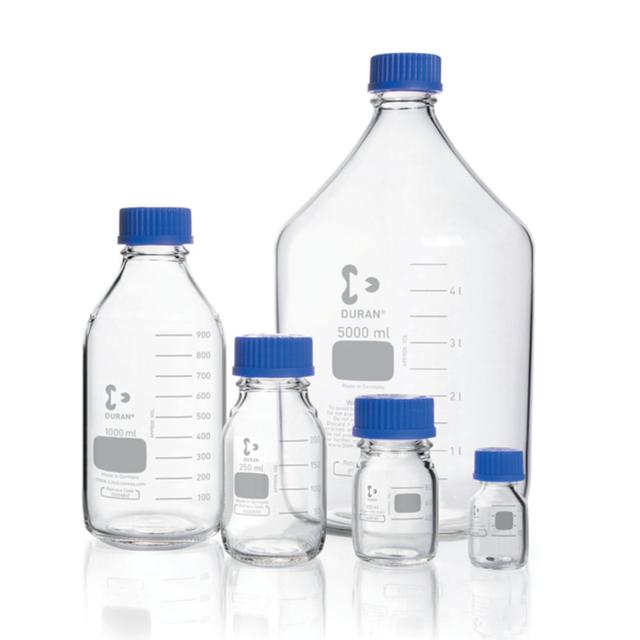 DWK Duran 150 mL Clear Glass Laboratory Bottle with GL45 Thread ...